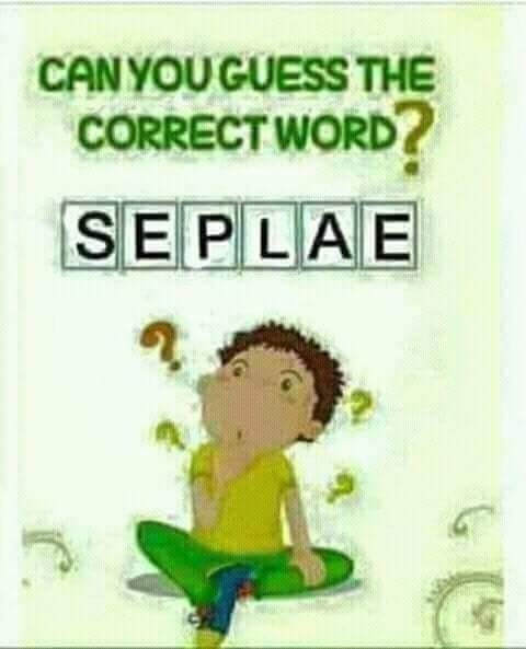 Word Puzzle!!! What Is The Correct Word In The Box - Myschool