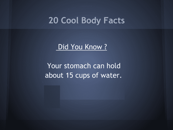 20 Facts About The Human Body You May Not Have Known - Myschool