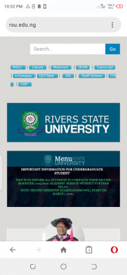 RSUST notice on commencement of 2nd semester exam, 2019/2020 - Myschool
