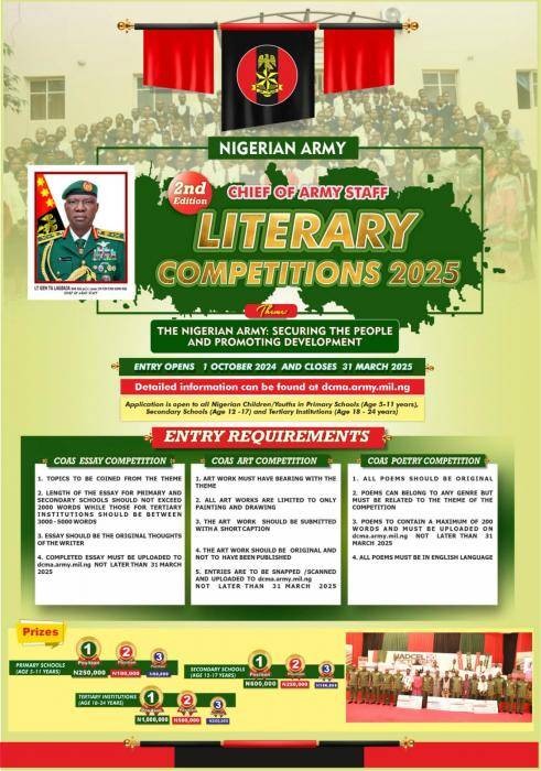 The Chief of Army Staff Literary Competition, 2025 - Myschool